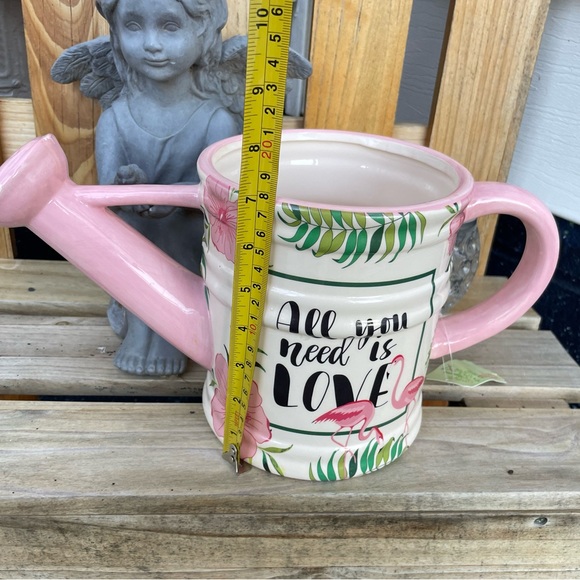 Summerfield Terrace | Accents | Nwt Pink Flamingo Watering Can Or ...